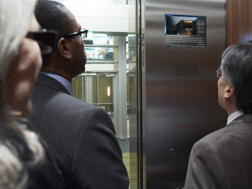 Elevator Advertising - Ad Services | Captivate
